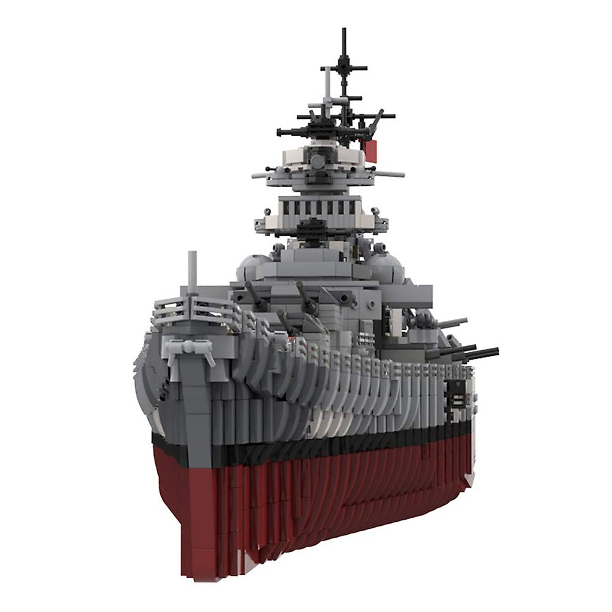 Bismarck Battleship Building Block Bricks Model MOC Toys Gift(7164 PCS)