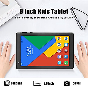 Naroote Tablet PC, 3G Internet Call IPS HD Display Home Kids (US Plug)