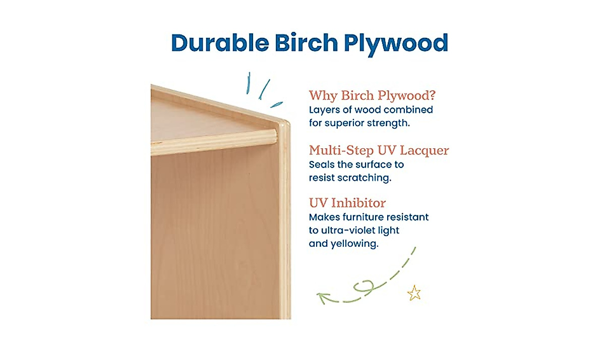 ECR4Kids Mobile Book Display for Kids - Perfect for Classrooms