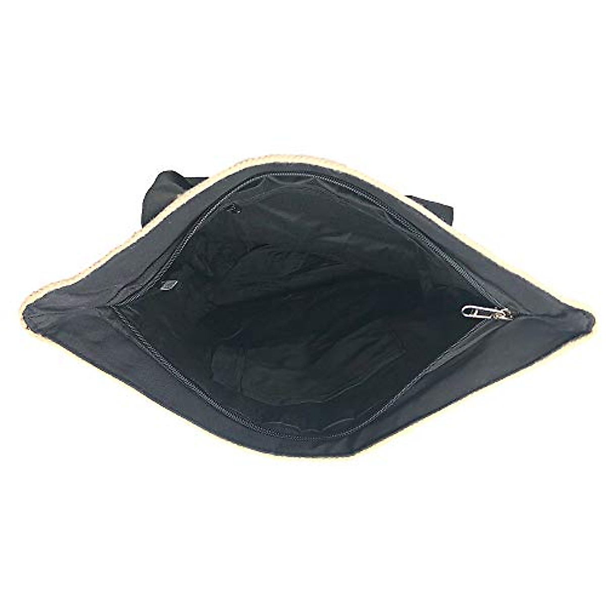 Authentic Serape Tote Bags with Zipper in Vibrant Southwest Colors (Beige)