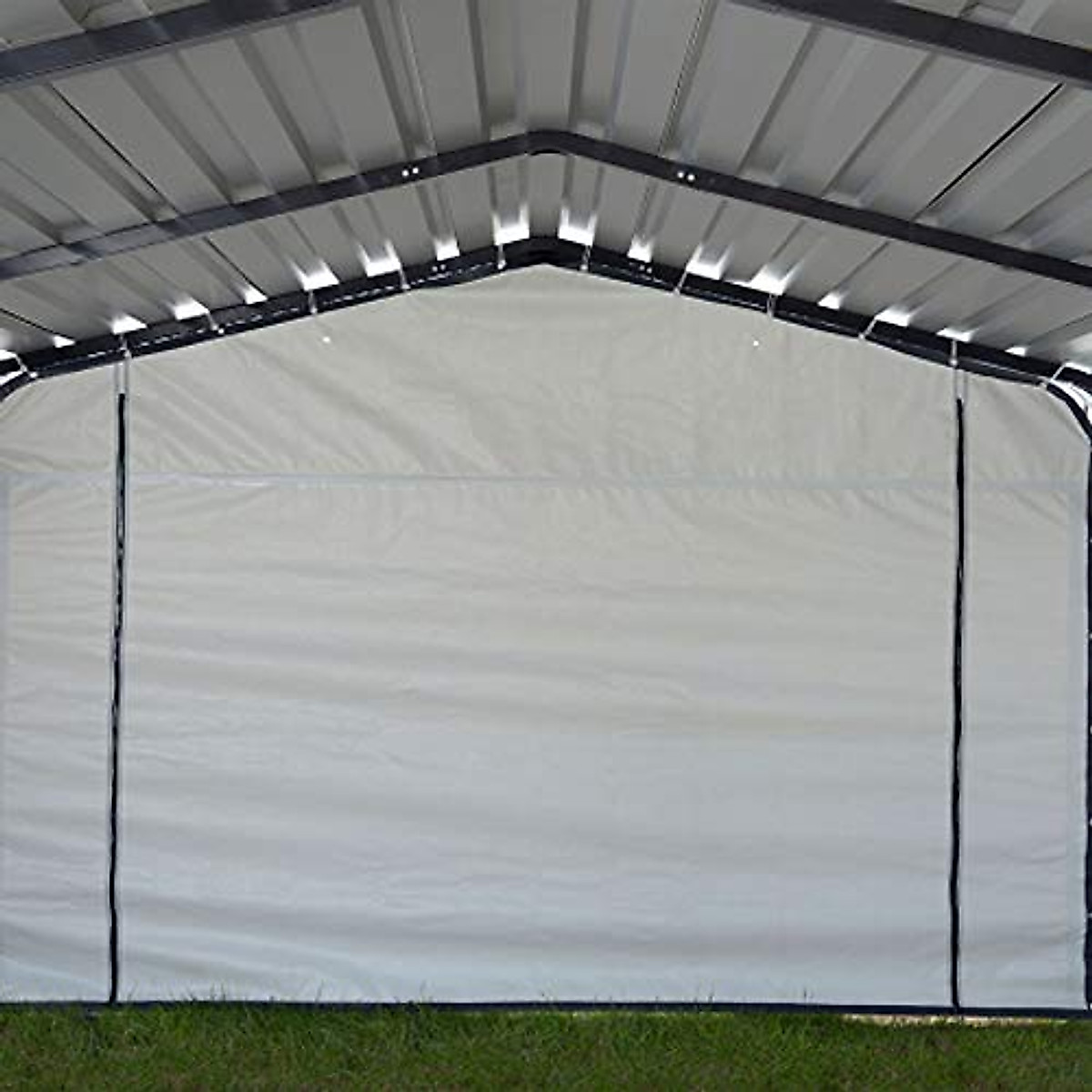 ARROW, Fabric Enclosure Kit for 12 x 20-ft Arrow Carports (Metal carport not included)