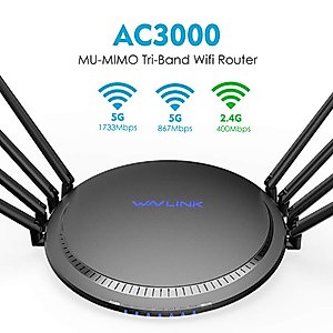 WAVLINK Outdoor WiFi Extender Dual Band 2.4/5.8GHz Long Range WiFi Extender,Weatherproof Outdoor WiFi Range Extender for Backyard with PoE Powered,Support Access Point/Repeater Mode