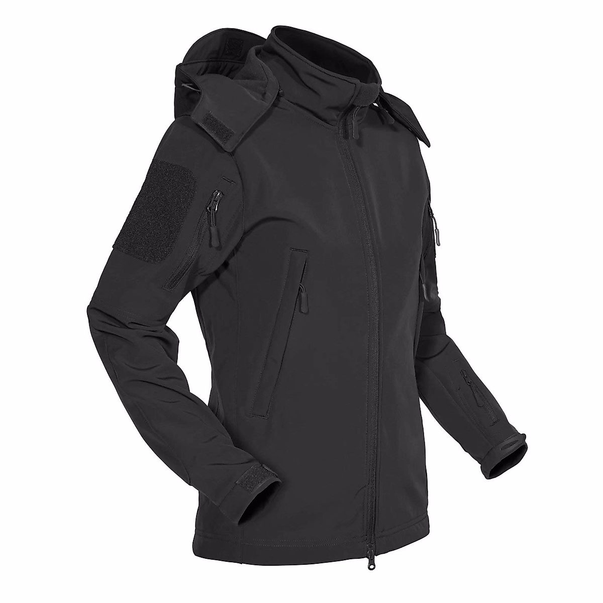 MAGCOMSEN Snowboard Jacket Women Waterproof Jacket Women Warm Jackets Winter Softshell Coats Outdoor Hiking Jackets for Women Snowboard Coat Rain Tactical Jackets Black