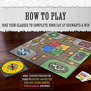 Paladone Heading to Hogwarts Board Game - Harry Potter Game for 2-4 Players Ages 6+, Fun Potions Charms Flying Wand Magic & More for Harry Potter Fans