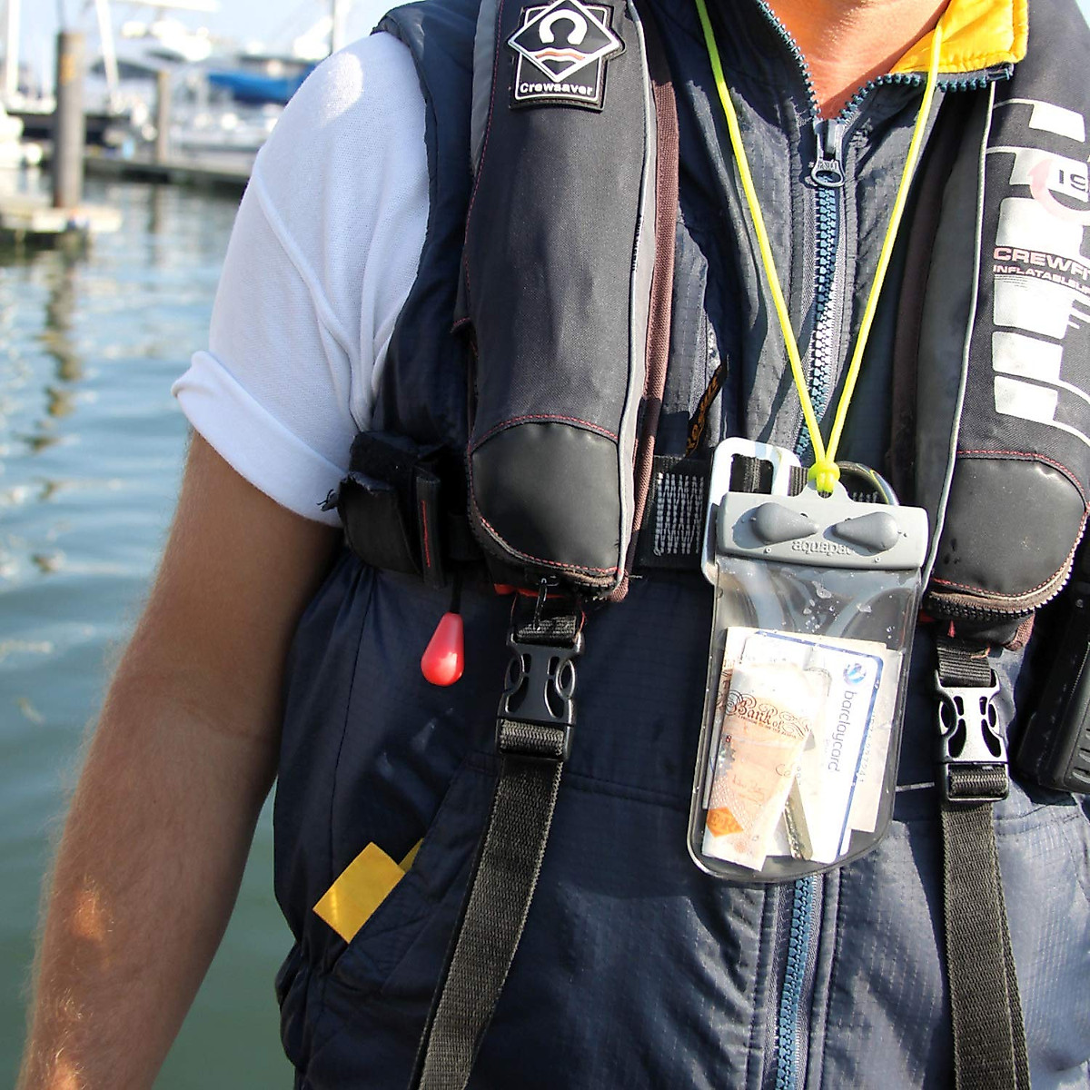 Aquapac KEYMASTER Grey – Protect and Carry Keys, Cards and Small Valuables up to 10m or 30 feet