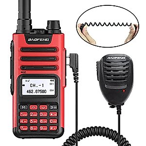BAOFENG GM-15 Pro GMRS Radio Long Range Walkie Talkies Rechargeable NOAA Weather Alerts & Scan Two Way Radio,GMRS Repeater Capable with Extra Battery Programming Cable Speaker Mic etc Full Kits