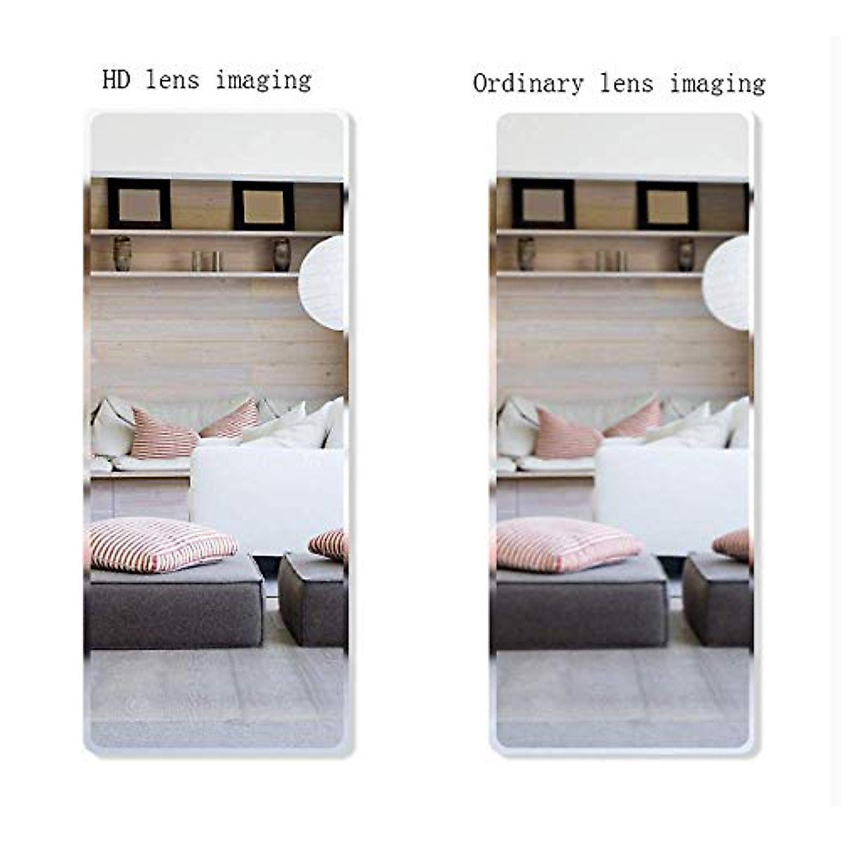 mirror Full-Length, Wall-Mounted Female Home Frameless Clothing Store