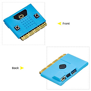 KEYESTUDIO Basic Starter Kit for BBC Micro bit V2, Graphical Programming Built-in Compass, Buttons, LED Matrix Display + Battery Holder & USB Cable for Microbit