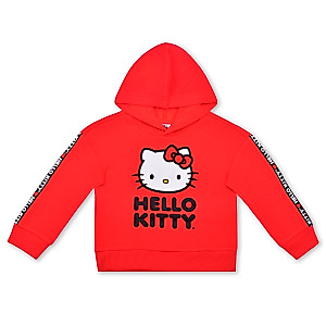 Hello Kitty Girls’ 2 Pack Hoodie for Infant, Toddler and Little Kids – Red/Grey