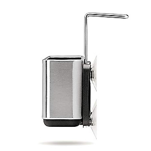 simplehuman Kitchen Dish Drying Rack and Slim Sink Caddy Sponge Holder Bundle, Stainless Steel