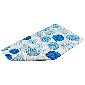 Saffron Fabs SFBR1374S Rug for Bathroom, 34" X 21", Blue