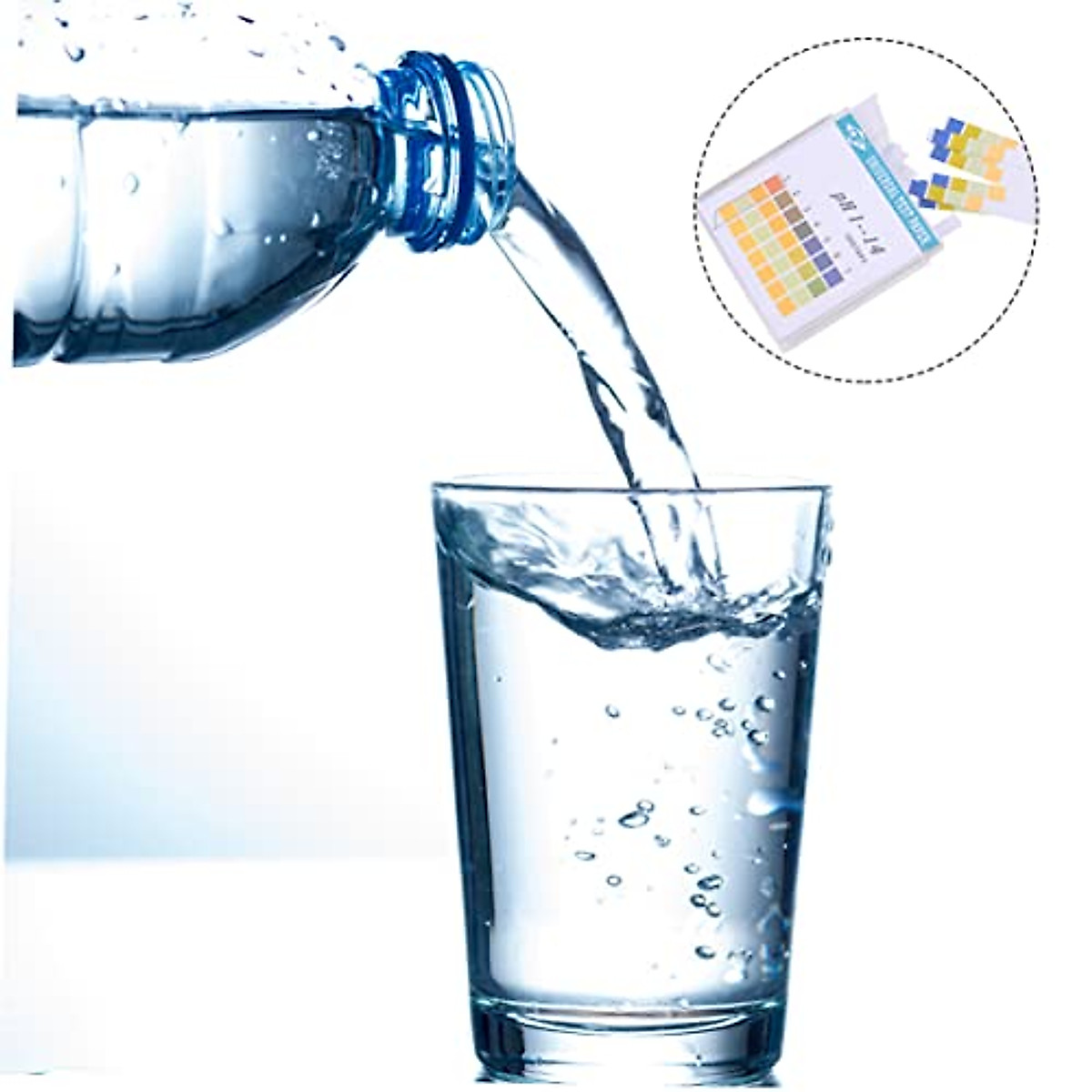 ULTECHNOVO 200 Pcs Ph Test Paper Ph Sticks Ph Testing Quality Test Strip Ph Level Test Kit Ph Monitoring Paper Drinking Water Test Paper Spa Kits Universal Test Paper Food Body