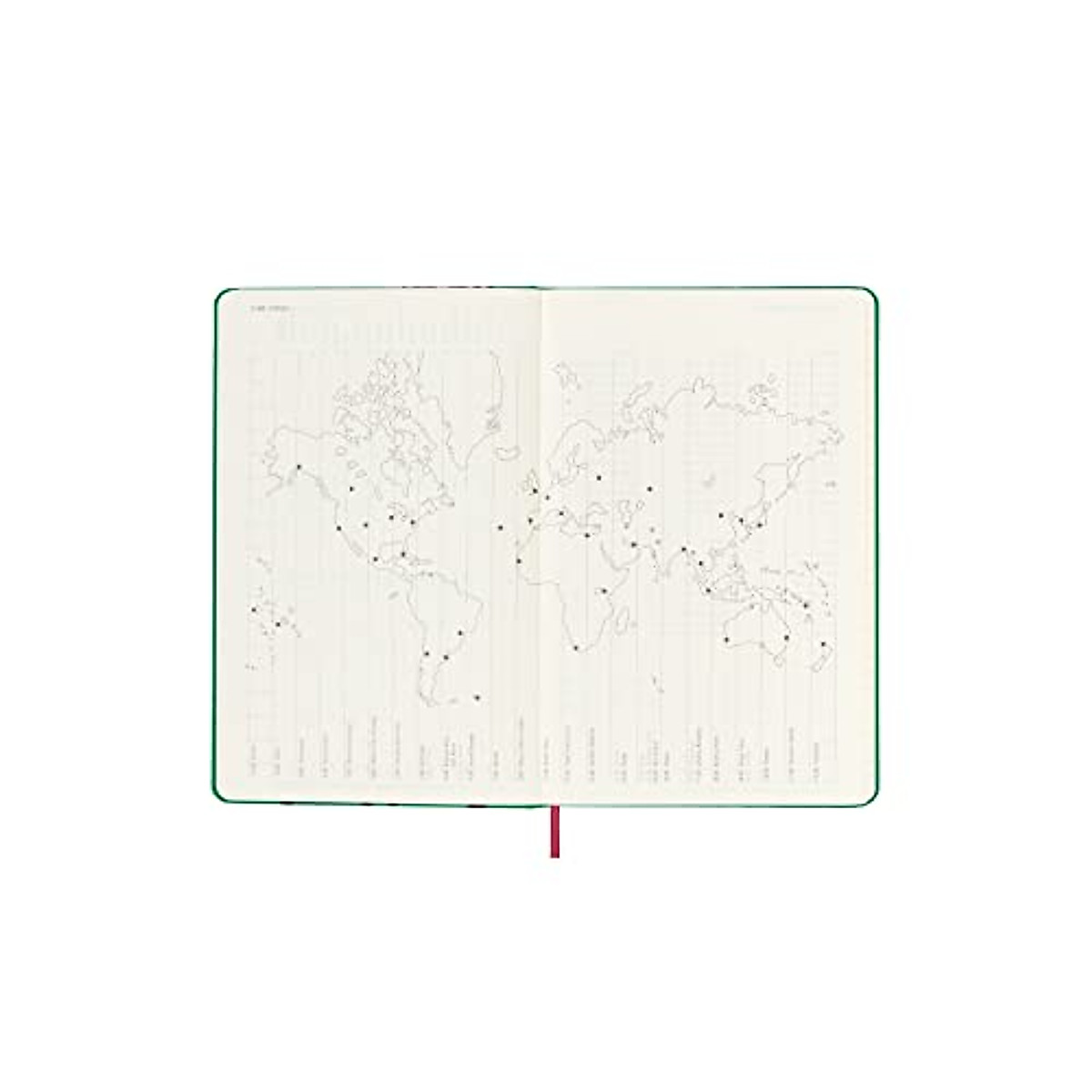 Moleskine Limited Edition Frida Kahlo 12 Month 2023 Daily Planner, Hard Cover, Large (5" x 8.25"), Green
