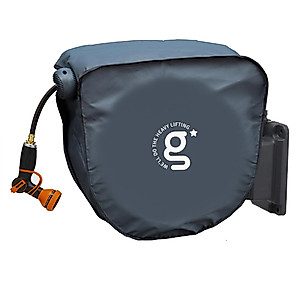 Giraffe Tools AW50 Retractable Garden Hose Reel Cover UV Resistant, Waterproof and Anti-Fading Cover for Water Hose Reel