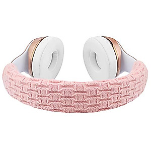 Geekria Headphone Headband Cover Compatible with Beats, Bose, AKG, Sennheiser, Sony, Audio-Technica Replacement Headband Cover/Headband Protectors/Top Pad Protector Sleeve (Pink)