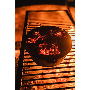 Stansport 2 QT Pre-Seasoned Cast Iron Dutch Oven Flat Bottom (16019-20)