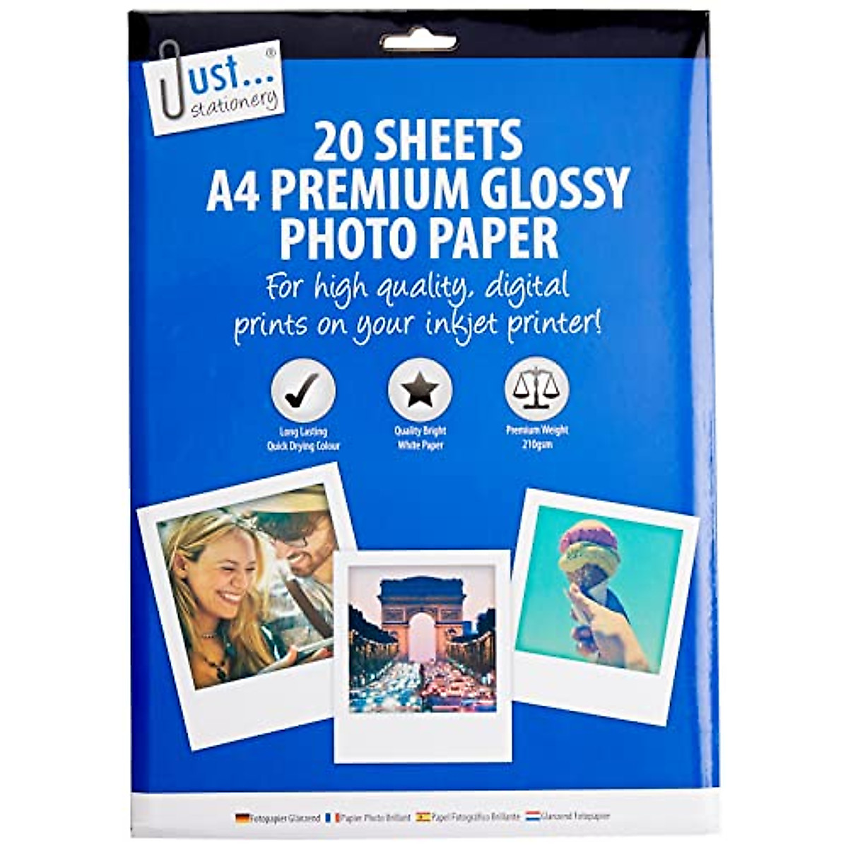 A4 Glossy Photo Paper - White