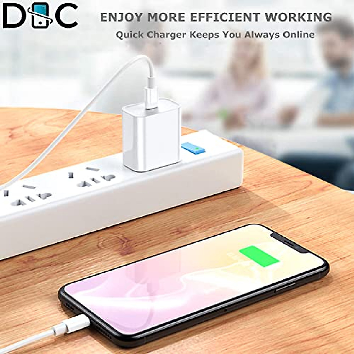 3Pack 20W USB C Charger Block PD 3.0 Type C Wall Charging Power Adapter Charging for iPhone 15/14/13/12/11/X/XS Pro Max S23/S21/S20 Android Phone