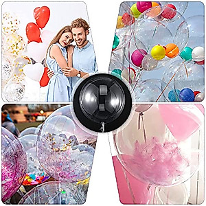 10 Pcs 20-inch Clear Bobo Bubble Plastic Balloons for LED Bobo Balloons LED Light Up Balloons for Christmas, Wedding, Birthday Party Decorations (Led String Not Included) (10 Pcs, 20 Inches)