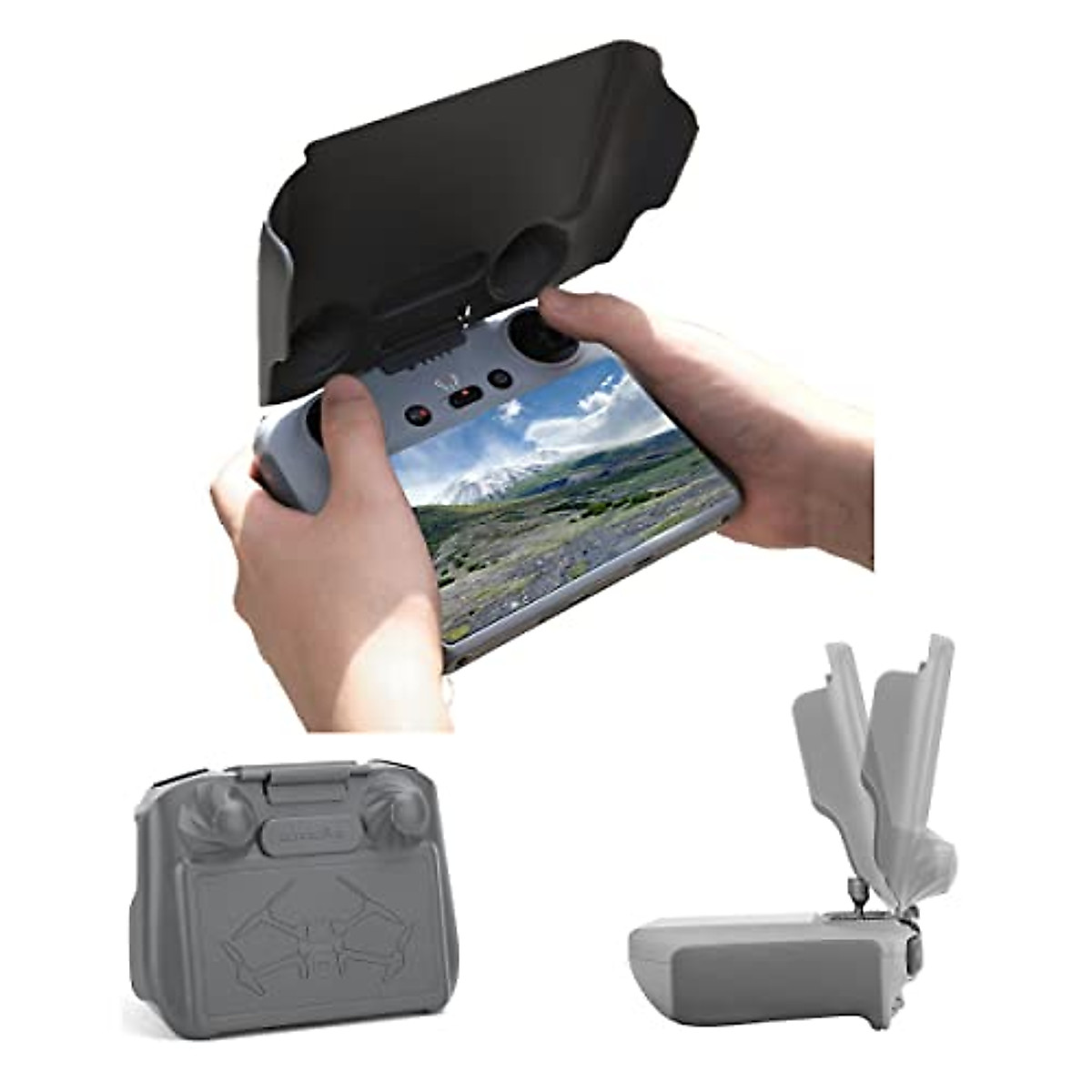 2 in 1 Controller Protector Sun Hood Cover for Mini 3 / Mini 3 Pro DJI RC Remote Control Accessories