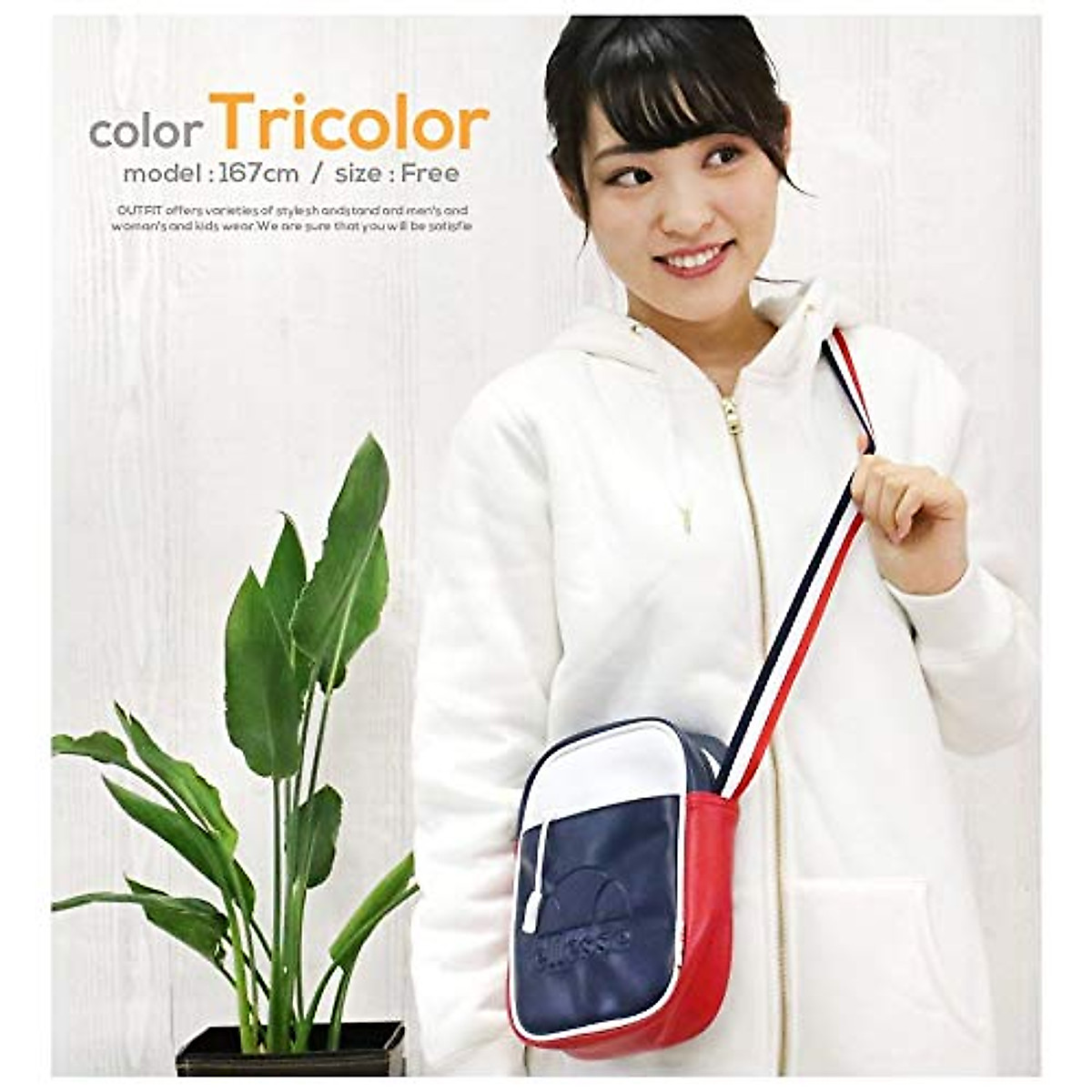 ellesse(エレッセ) Ellesse Eesse Embossed Logo Mini Shoulder EB7030, Tricolor