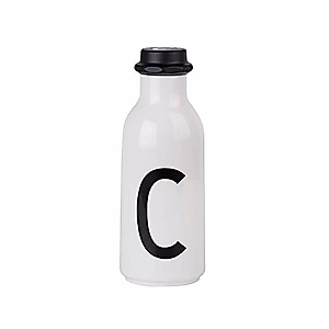 Design Letters TO GO Personal Water bottle (Available in A-Z) | 17 oz unbreakable cute sports water bottle | Reusable water bottle for kids and adults | BPA, BPS-free, Leak-proof and Drop-safe