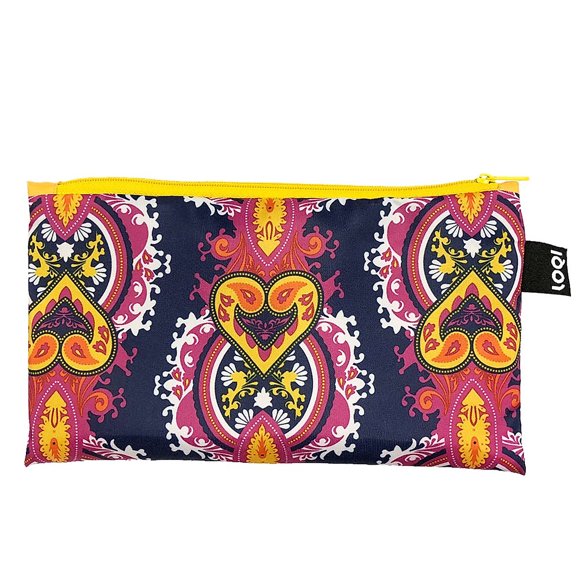 LOQI A71207c Zip Pockets (Set of 4), Exotic Travels