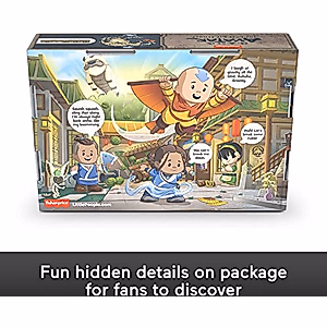 Little People Collector Avatar: The Last Airbender Special Edition Set In Display Gift Box For Adults & Fans, 4 Figures