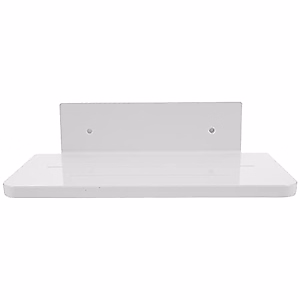 Cabilock Plastic Wall Rack Wall-Mounted Corner Wall Shelf Storage Rack Bathroom Wall Organizer Toilet Hanging Small Shelf for Wall Shelf Rattan Wall Shelf White Floating Shelves