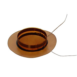 Fielect 25.5mm Tweeter Voice Coil Audio Speaker High Tone Silk Dome Tweeter Accessory for Audio Replacement 16Ohms 2Pcs