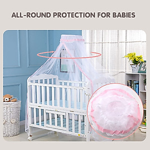SH-RuiDu 1PC Crib Dome Net Baby Child Mosquito Net Newborn Foldable Mosquito Mesh Net