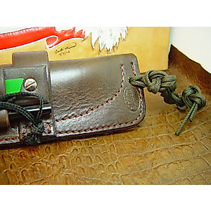 CUSTOM Made Ontario Rat 7 Knife Sheath Made 10 oz. Leather.and The SOG Seal Team Knife.