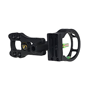 TOPOINT ARCHERY 3 Pin Bow Sight - Fiber, Brass Pin, Aluminum Machined - Right and Left Handed