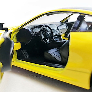 KiNSMART BMW M8 Competition Coupe Yellow 5" 1:36 Scale Die Cast Metal Model Toy Car w/Pullback Action