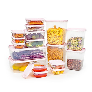 ECO-TOGO Plastic Food Storage Containers with Lids (17-Pack)