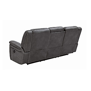 Coaster Furniture Conrad Upholstered Grey 87 5 ' D X 39 W 40 H Sofas 87.5" D x 40.5" H 650354