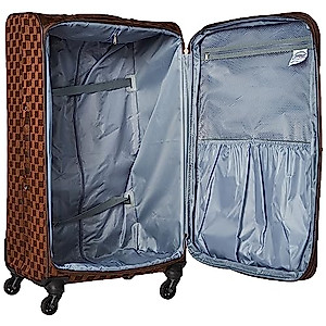 American Flyer Luggage Madrid 5 Piece Spinner Set, Brown, One Size
