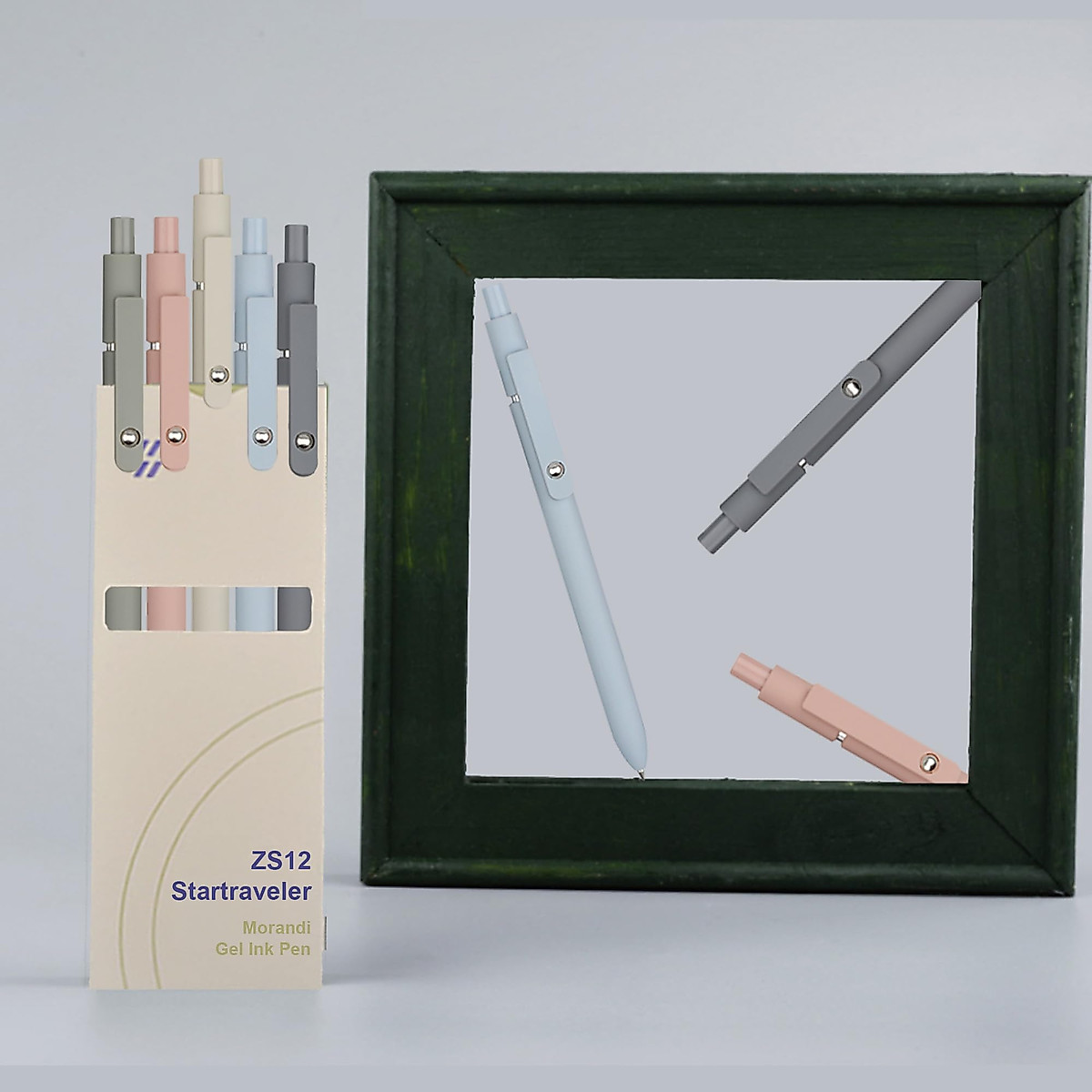 5pcs Cute Kawaii Gel Ballpoint Pens, Colorful 0.5mm Fine Point Retractable Pen, Quick Dry Black Ink Gel Pens, Comfortable Smooth Write Pens, Cute Pens for School & Office Supplies, Aesthetic pens