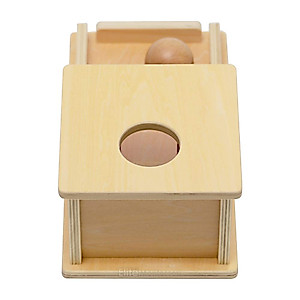 Elite Montessori Object Permanence Box with Tray and Ball