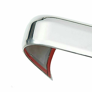 SZDEDA ABS Exterior Side Rearview Mirror Caps Cover Decorative Trim Fit for Ford F150 2021 2022 Car Accessories (Chrome)