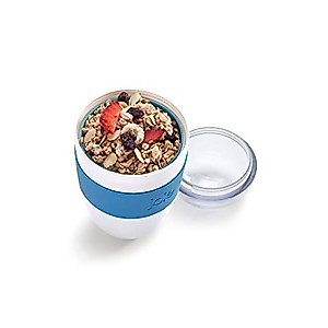 Joie Yogurt Parfait - Cereal - Oatmeal On The Go Reuseable and Portable Cup with Spoon