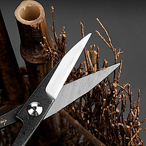 190mm Professional onsai Scissors for Arranging Flowers, Trimming Plants, for Grow Room or Gardening, Stainless Steel Bonsai Tools Garden Scissors