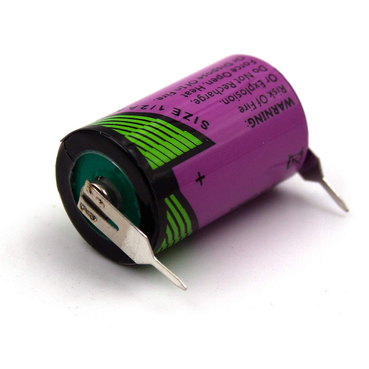 elxjar (2-Pack) TL-5902/T (T Terminal) 3.6V 1/2AA Battery Replacement for Tadiran TL-5902/T T Termina Lithium Thionyl Chloride Battery