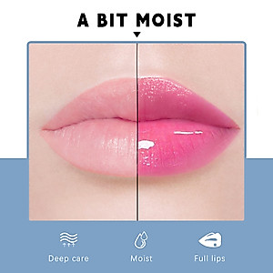 HOSAILY 2Pcs Blush Rouge Color Changing Blusher for Cheek and Lip, Magic Lip Balm Multi Use Cream Liquid Blush Gel Transparent Color Changing Blush Lip Gloss Long Lasting Glossy Shiny Blush Makeup