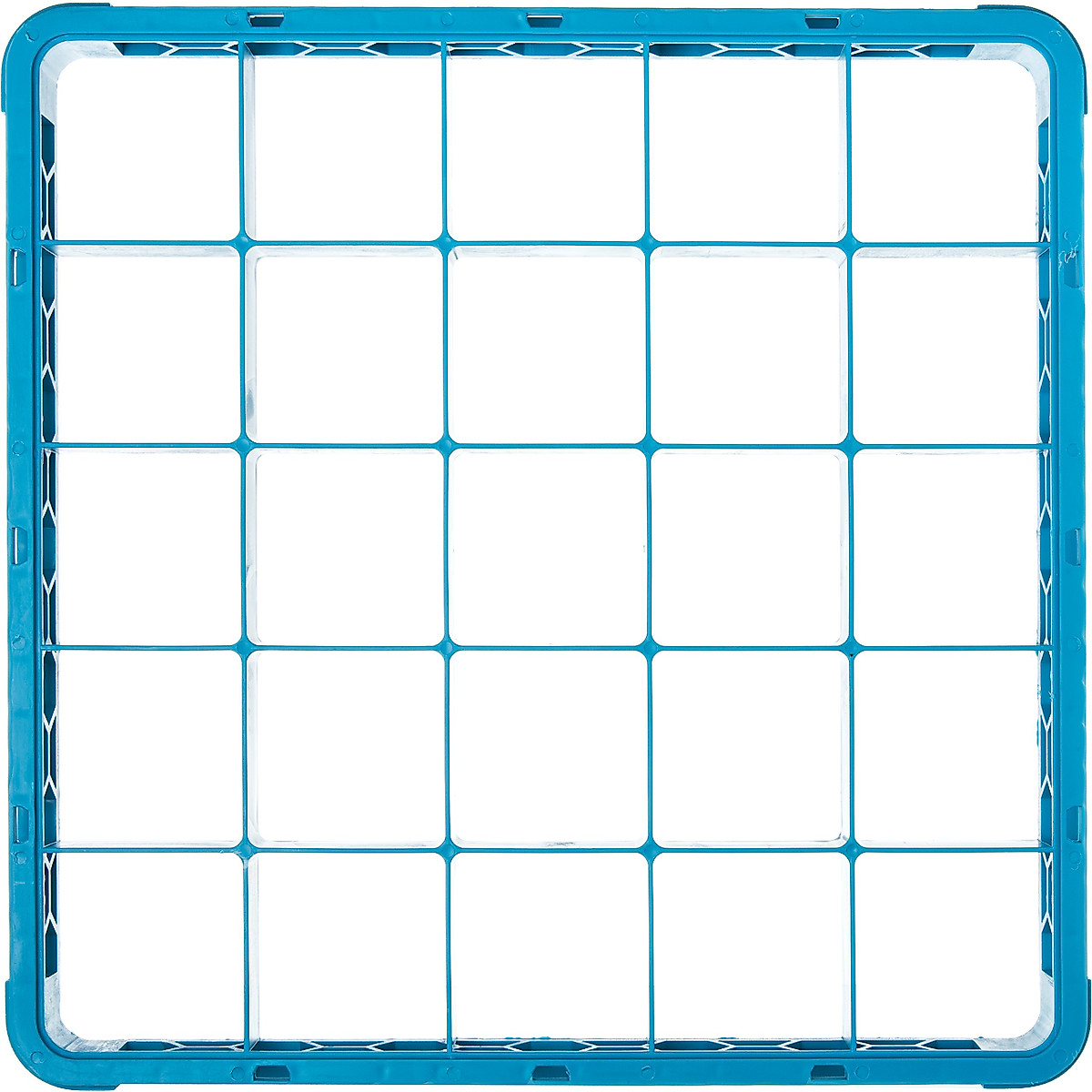 CFS RE2514 OptiClean 25 Compartment Cup Rack Extender, 3-1/2" Compartments, Blue (Pack of 6)