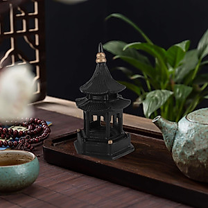VALICLUD Zen Garden Decor Pagoda Lantern Meditation Tabletop Ornaments Pavilion Aquarium Decoration