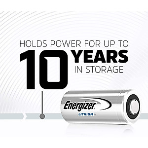 Energizer EL123APB-2 3-Volt Lithium Photo Battery (2-Pack)