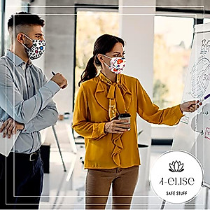 Safe N Wild Disposable Face Masks - 50 Breathable, Soft, Comfortable Masks Disposable - Waterproof 3 Ply Disposable Face Mask (Animal Print)