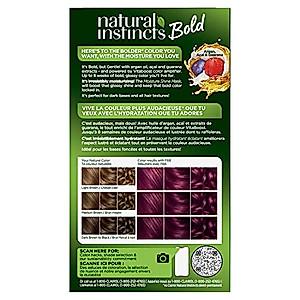 Clairol Natural Instincts Bold Permanent Hair Dye, F66 Dragon Fuchsia Hair Color, Pack of 1