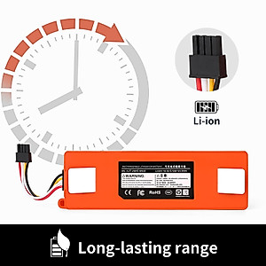 Replacement Battery for Roborock S5 S6 S7 - Compatible with for Xiaomi Sweeper S5 S6 S7 S50 S51 S52 S55 S5 Max S6 Max Battery Lithium Ion 14.4V Robot Cleaners with Tool